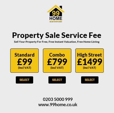 Free Property Listing on Rightmove- 99HOME ONLINE ESTATE AGENTS